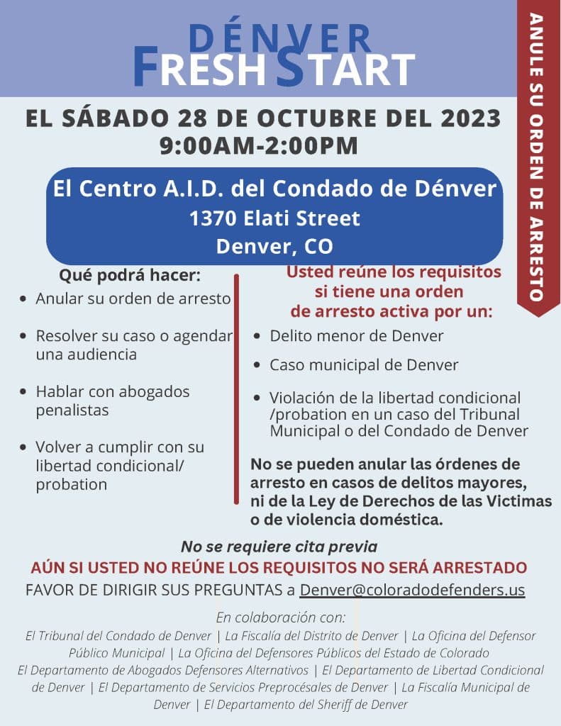 Denver Fresh Start – Denver DA